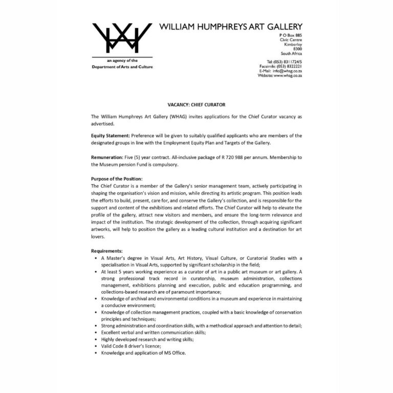 William Humphreys Art Gallery (WHAG) – NOCCI Member Ad – NOCCI