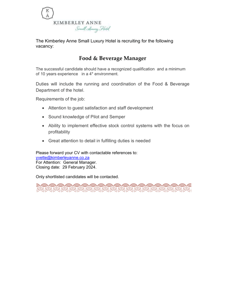 Kimberley Anne – NOCCI Member Ad – NOCCI